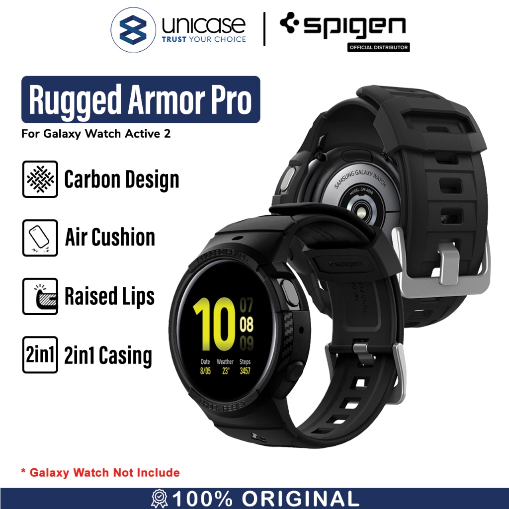 Jual Case Strap Samsung Galaxy Watch Active 2 44mm Spigen Rugged Armor ...