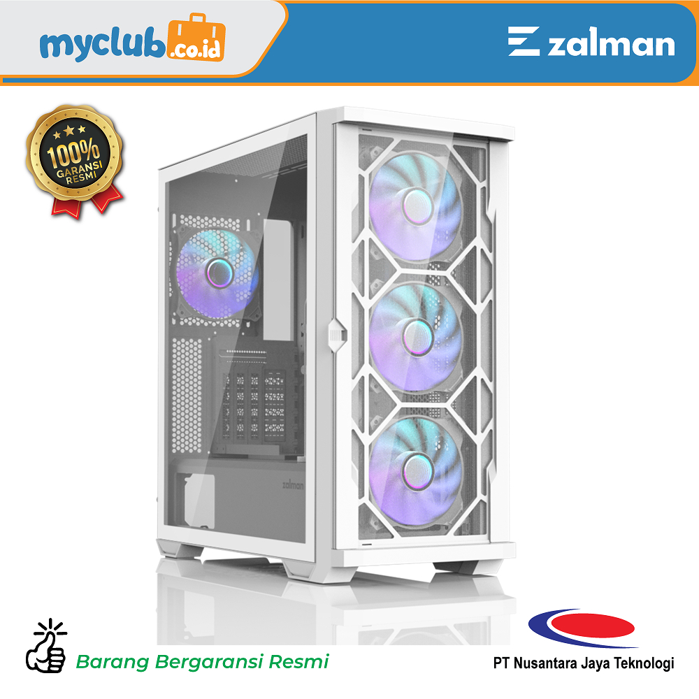 Jual Zalman Casing PC Z10 Duo White ATX Mid Tower | Shopee Indonesia