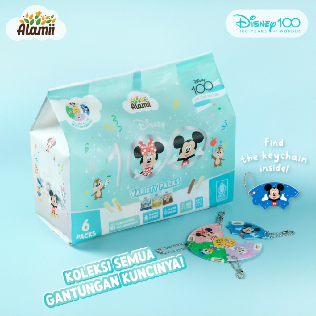 Jual ALAMII PUFFS PACKS x DISNEY 100 Snack Bayi Anak / Baby Food Snack ...