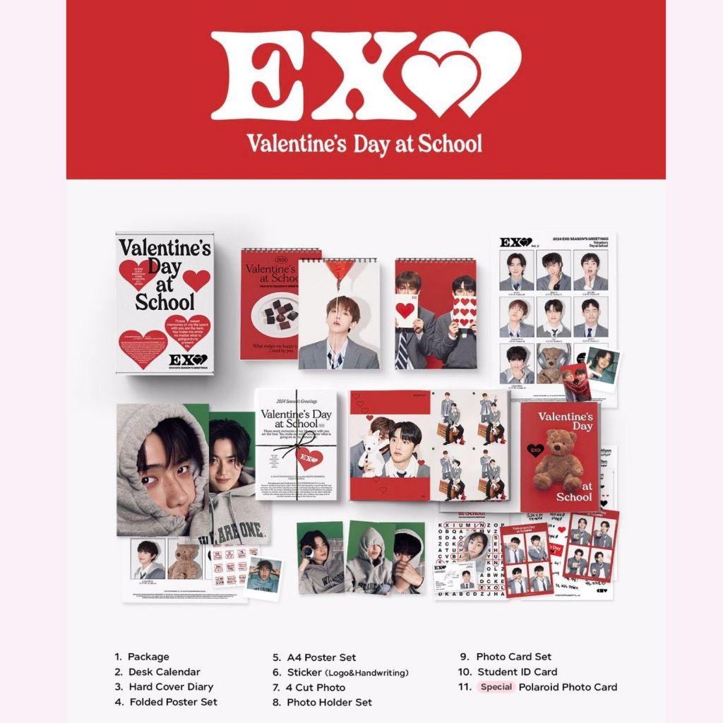 Jual [READY STOCK] SEASON'S GREETINGS 2024 SM ARTIST X KTOWN4U [SHARING] EXO SG24 XIUMIN SUHO ...