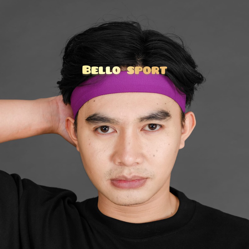 Jual IKAT KEPALA PRIA DAN WANITA POLOS BANDO BANDANA HEADBAND KARET ...