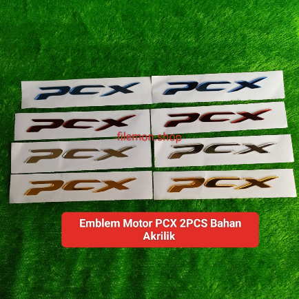 Jual PCX Emblem Logo Stiker Tulisan Timbul 2PCS Bahan Akrilik | Shopee ...