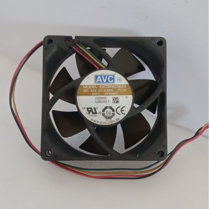 Jual KIPAS FAN HIGH SPED 8X8 12V DC 0.84A AVC KIPAS DC 12V 8CM | Shopee ...