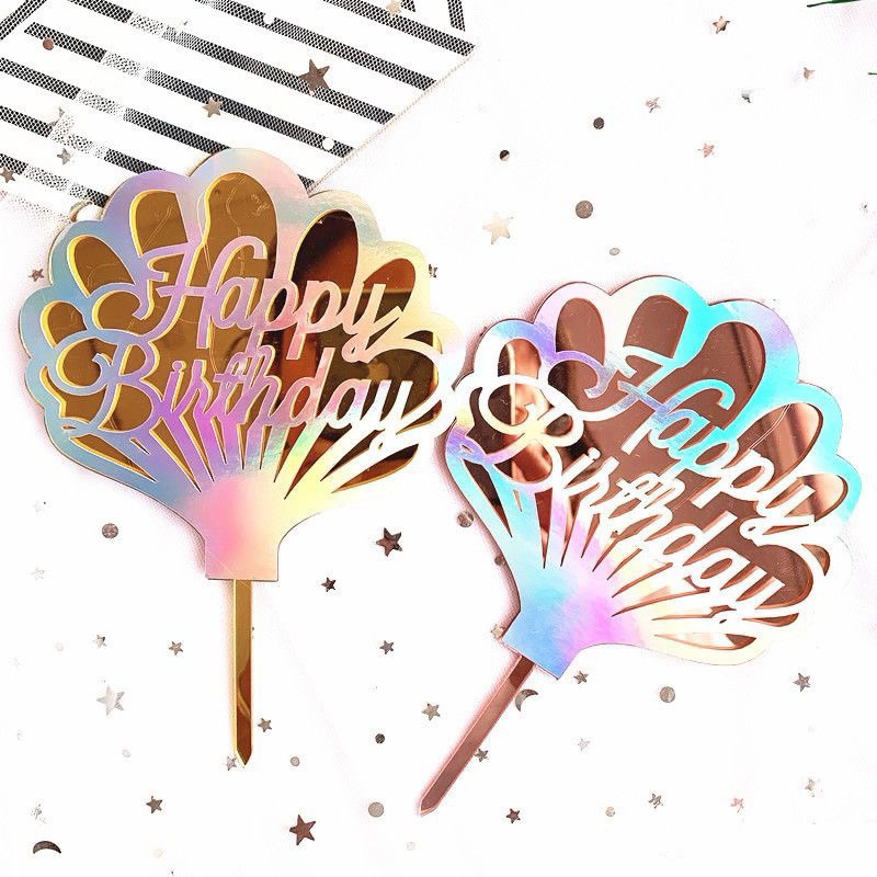 Jual Cake Topper Kerang / Mermaid Shell Akrilik | Shopee Indonesia