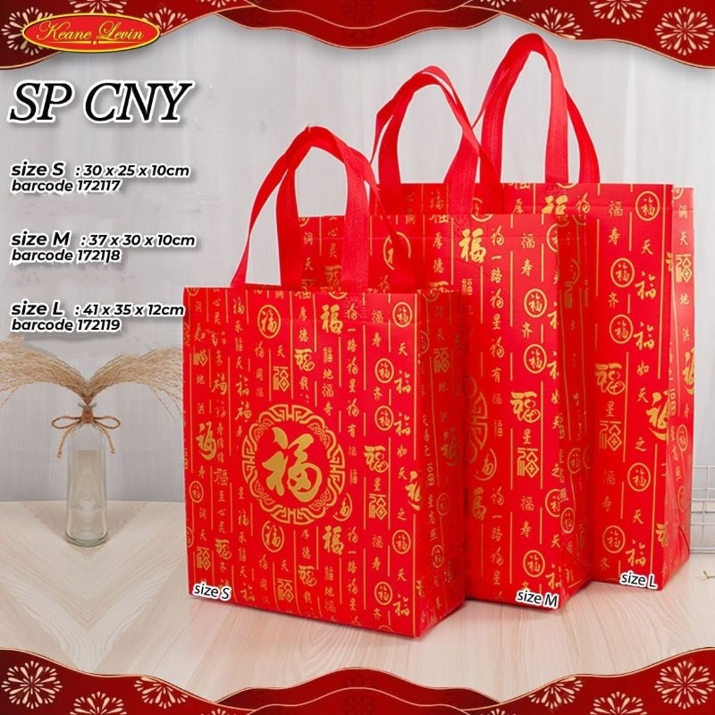 Jual TAS SP CNY/IMLEK/SINCIA/CHINESE NEW YEAR (ada 3 ukuran S, M, L ) | Shopee Indonesia