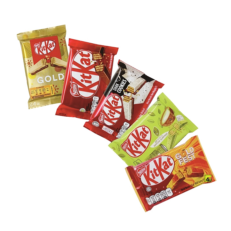 Jual Kitkat 4F - Four Fingers Chocolate Wafer - 35gr KIT KAT | Shopee ...
