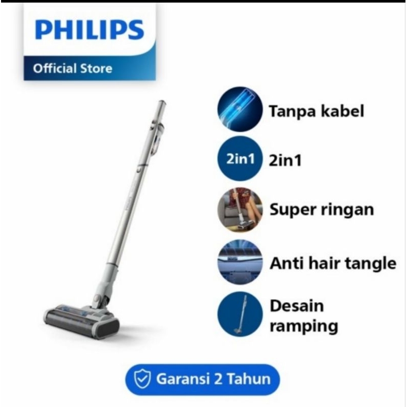 Jual Philips XC4201/01 Cordless Stick Vacuum Cleaner XC4201 XC 4201 ...