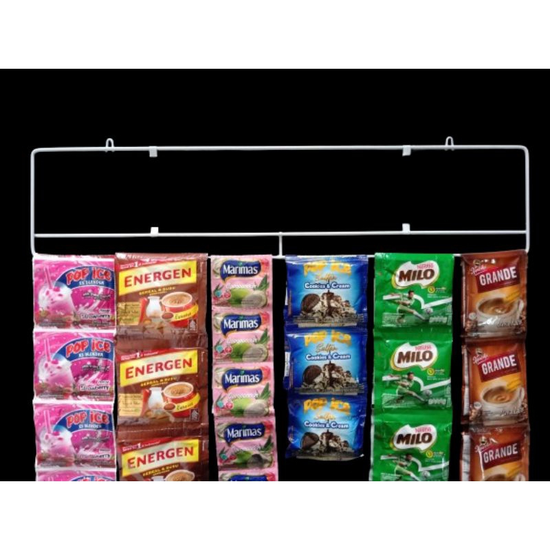 Jual Ragan rencengan FULL BESI/Hock gantungan/Hanger sachet/Ragan jajan ...