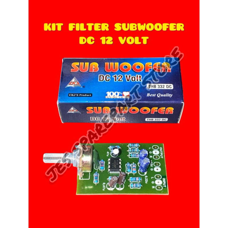 Jual KIT FILTER SUBWOOFER DC 12 VOLT | Shopee Indonesia