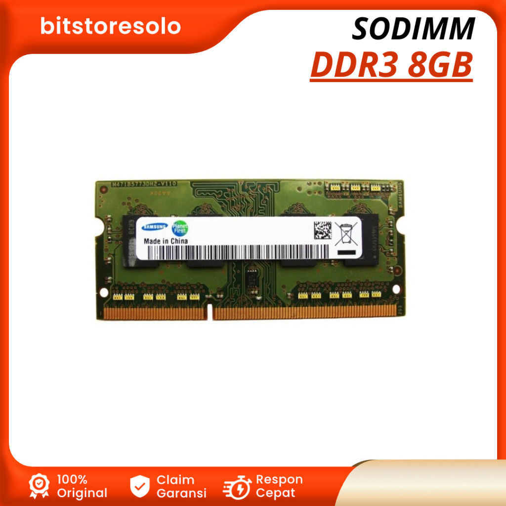 Jual Ram Laptop Samsung Ddr3 8Gb Pc3-12800 Sodimm | Shopee Indonesia