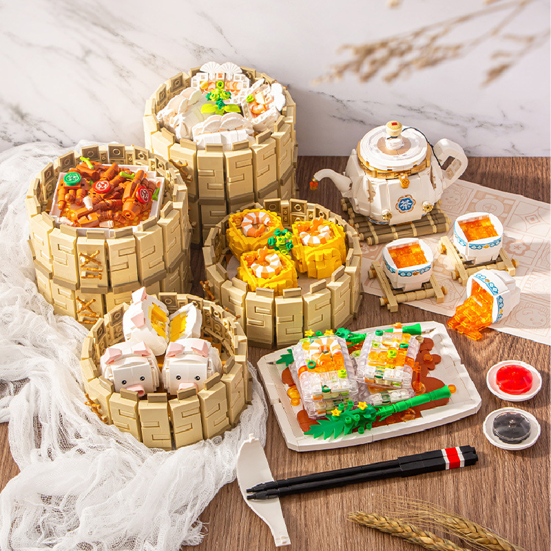 Jual LOZ Dimsum Series Nano Block Chinese Food Makanan Mainan Balok ...