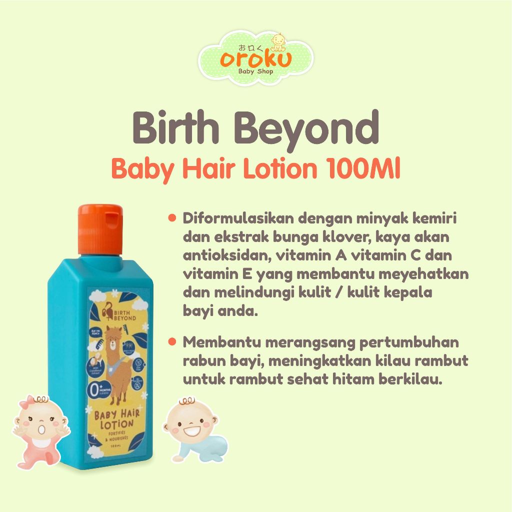 Jual BIRTH BEYOND BABY HAIR LOTION 100ML | Shopee Indonesia