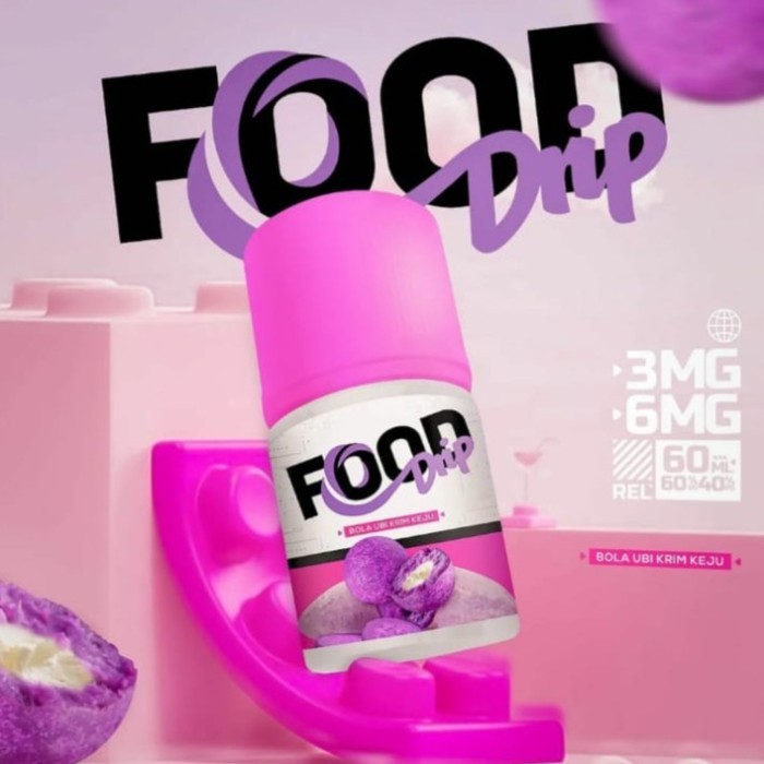 Jual LIQUID FOOD DRIP V2 60ML BOLA UBI KRIM KEJU | Shopee Indonesia