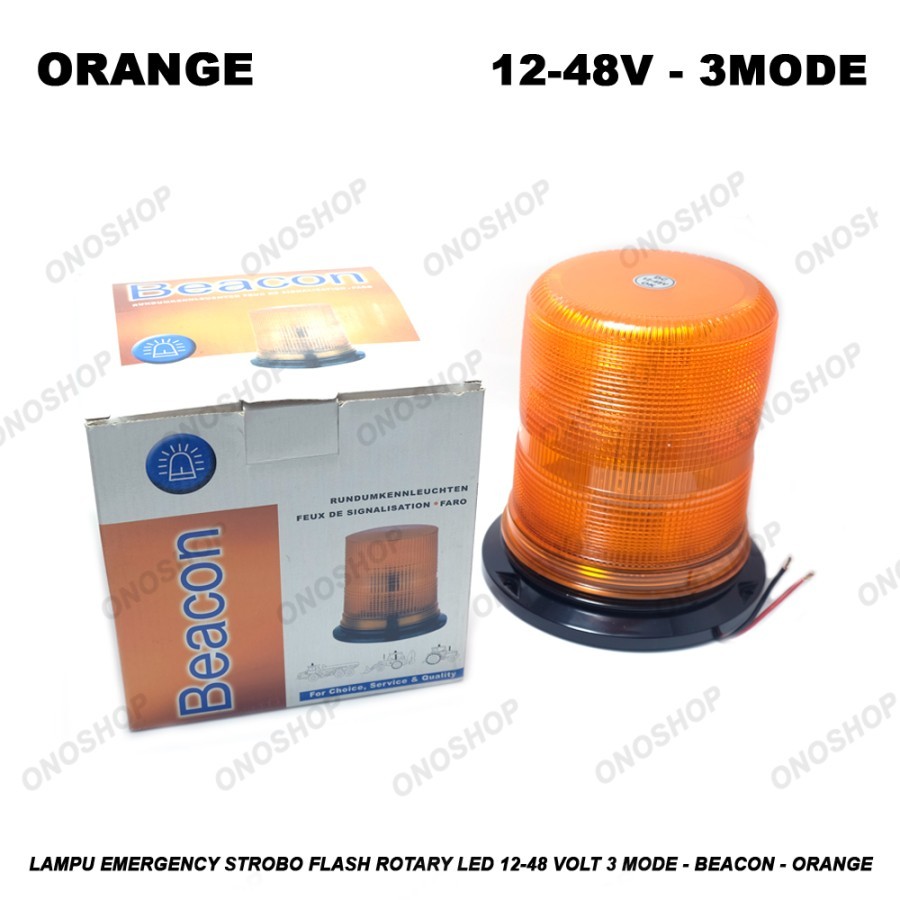 Jual Lampu Emergency Rotary LED 12-48 Volt 3 Mode - Beacon | Shopee ...