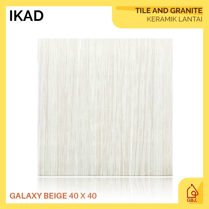 Jual KERAMIK IKAD 40 X 40 GALAXY BEIGE / KERAMIK LANTAI MOTIF MARMER ...