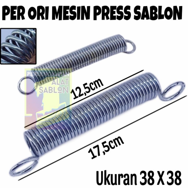 Jual PER MESIN PRESS SABLON 38X38 ORIGINAL PABRIK | Shopee Indonesia