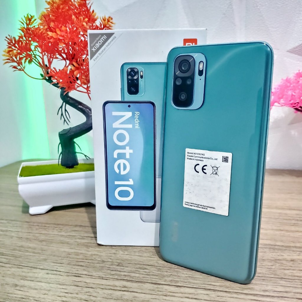 Jual redmi note 10 4/64 resmi original second mulus | Shopee Indonesia