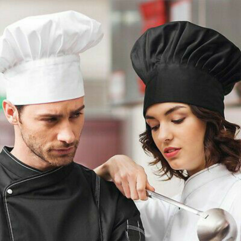 Jual Topi Koki Topi Chef Hat Chef Profesional Dewasa dan anak - Hitam ...