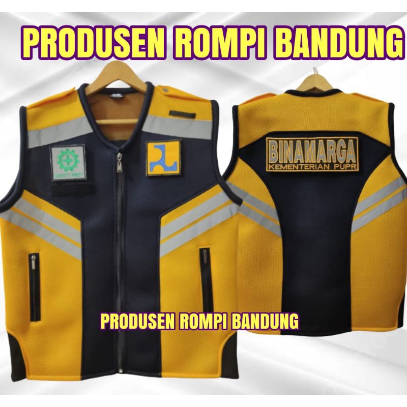 Jual Rompi PUPR | Rompi PU | Rompi Lapangan | Rompi Proyek | Shopee ...