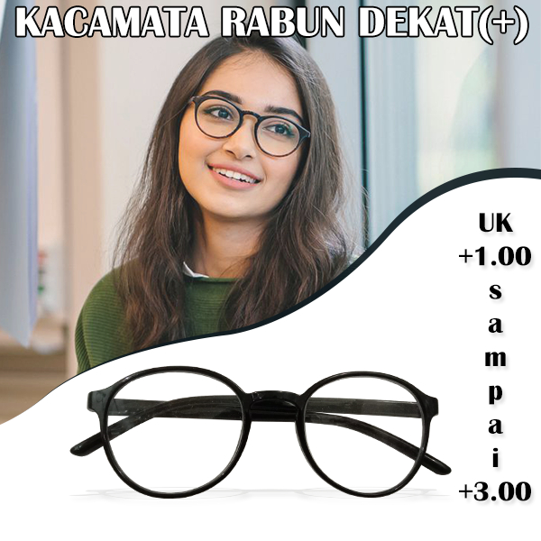 Jual Kacamata Baca (Plus) Super Fokus / Kaca Mata Rabun Jarak Dekat ...