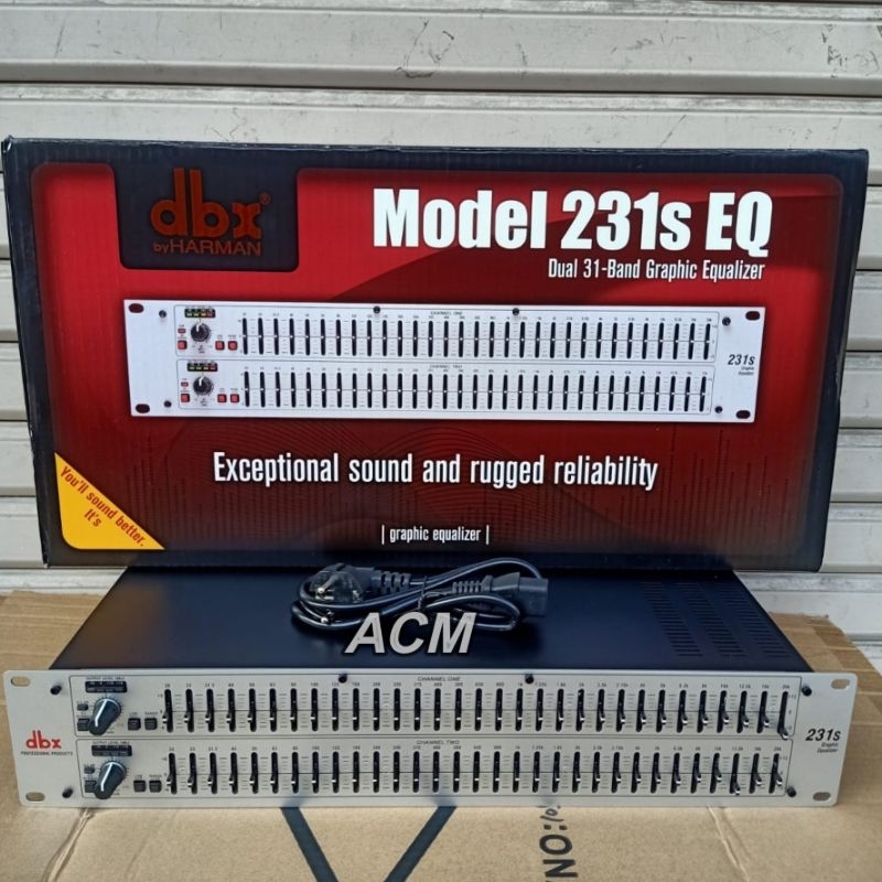 Jual EQUALIZER DBX 231S STEREO 2x31 BAND 231 SILVER | Shopee Indonesia