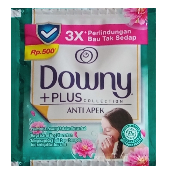 Jual DOWNY 500 PELEMBUT DAN PEWANGI PAKAIAN 10ml SOFTENER HILANGKAN 7 BAU SUNRISE FRESH ANTI ...
