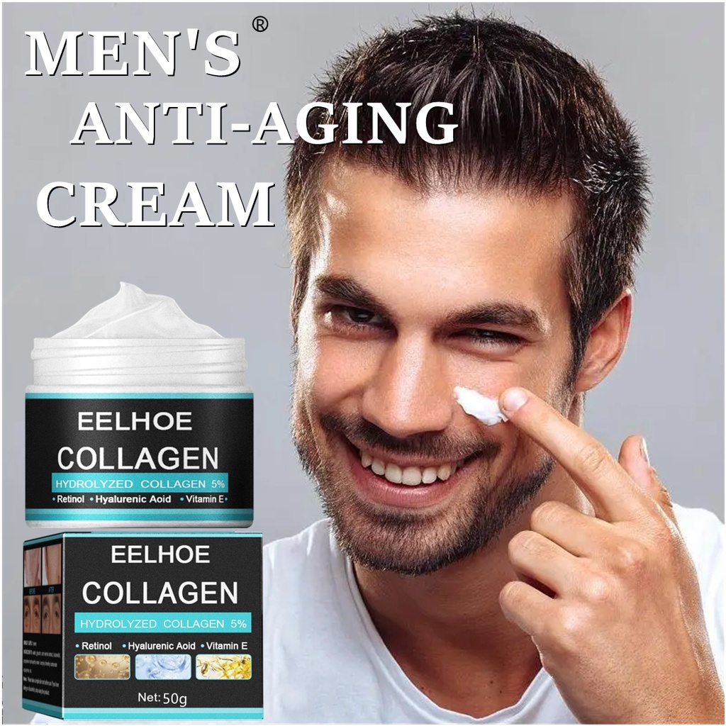 Jual 【100 Ori】eelhoe Mens Collagen Cream 50gr Original Cream Wajah