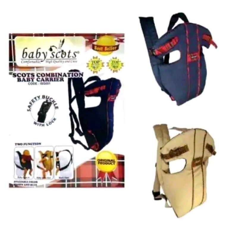 Jual Baby Scots Baby Carrier Navy (gendongan ex kado 100%New) | Shopee ...