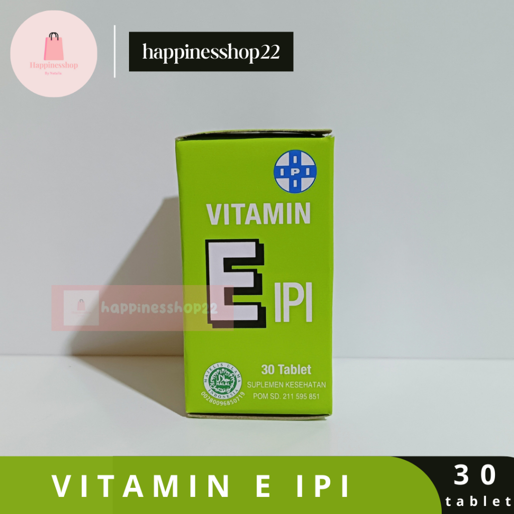 Jual Vitamin E IPI isi 30 Tablet Exp 2026 | Shopee Indonesia