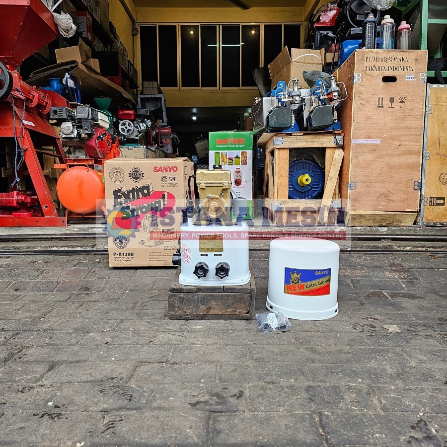 Jual MESIN POMPA AIR PAM PDAM SUMUR DANGKAL SANYO PH 130B | Shopee ...