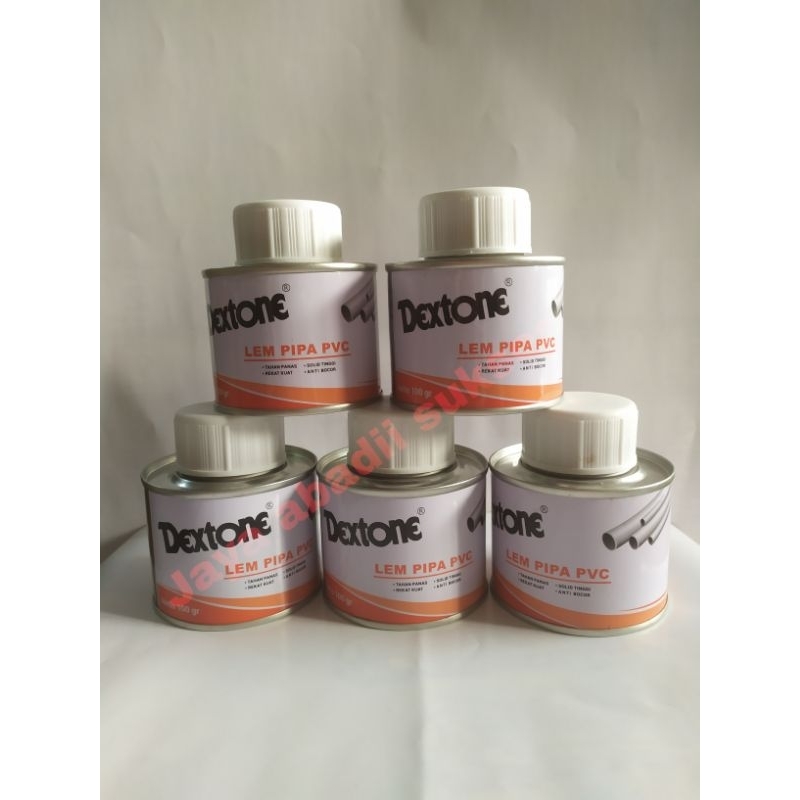 Jual lem pipa pvc kaleng dextone 100gr | Shopee Indonesia