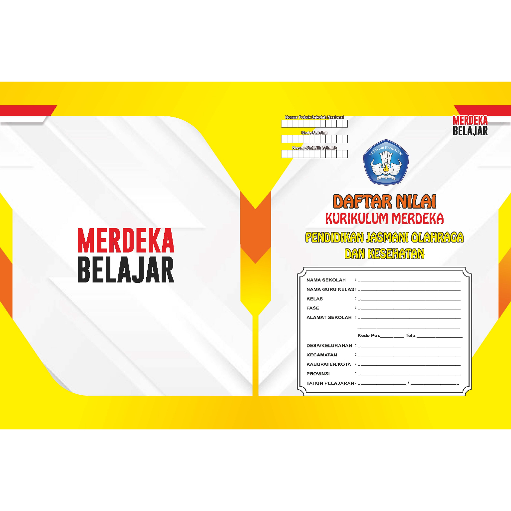 Jual BUKU DAFTAR NILAI KURIKULUM MERDEKA MAPEL PJOK | Shopee Indonesia