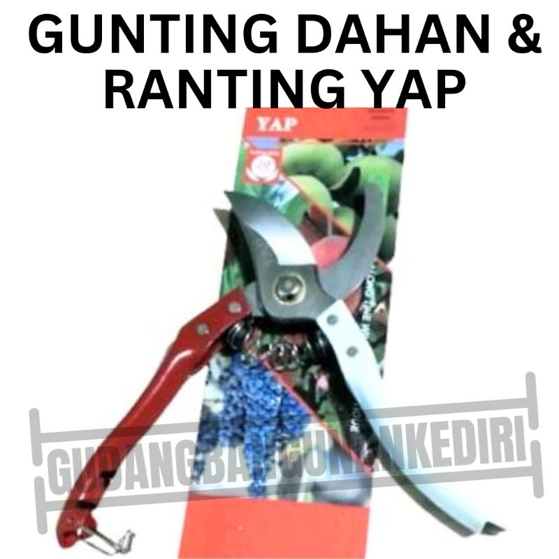 Jual gunting dahan ranting bonsai jumbo stainless anti karat bengkok ...