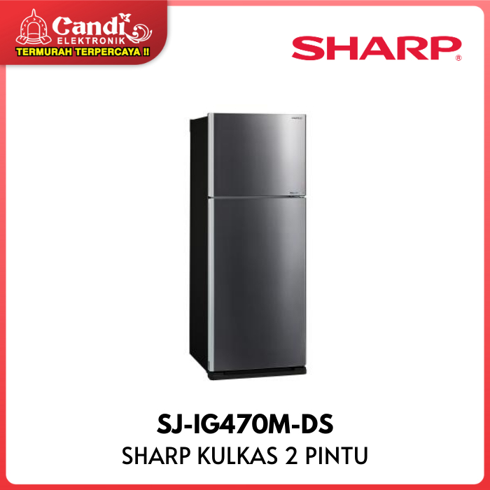 Jual SHARP Kulkas 2 Pintu 397 Liter J-Tech Inverter SJ-IG470M-DS ...