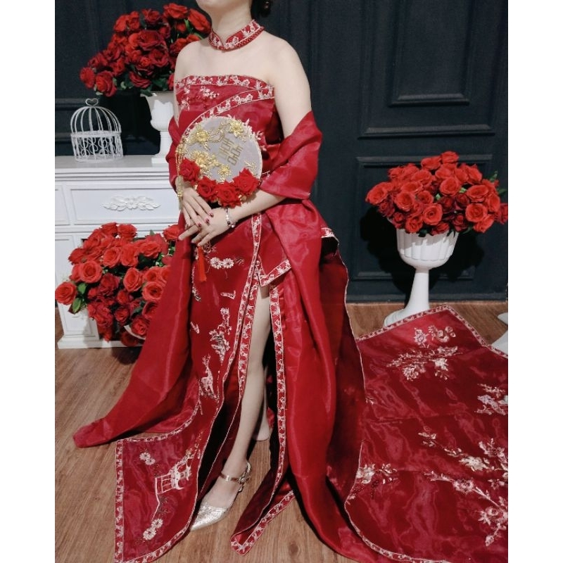 Jual Sangjit Dress, cheongsam Qipao(rent) | Shopee Indonesia