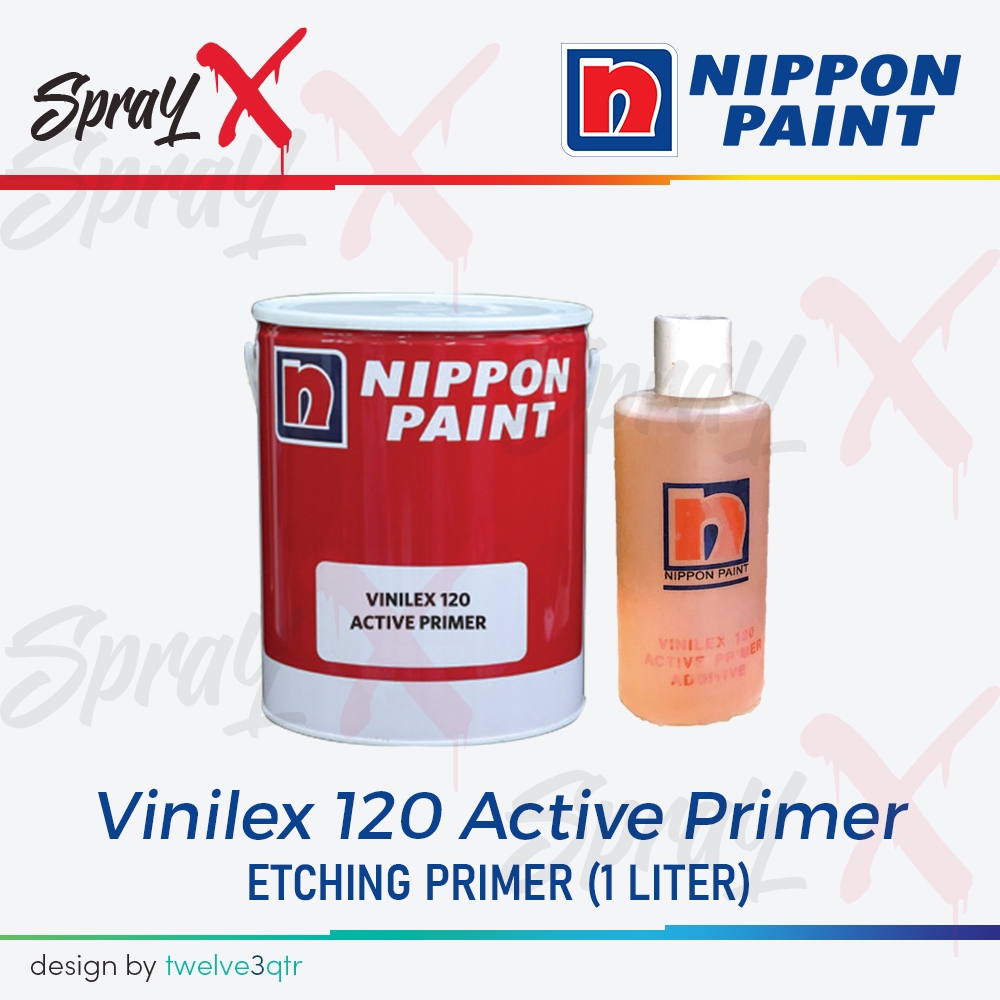 Jual VINILEX 120 ACTIVE PRIMER 1 LITER / ETCHING PRIMER ALUMINIUM & GALVANIS | Shopee Indonesia