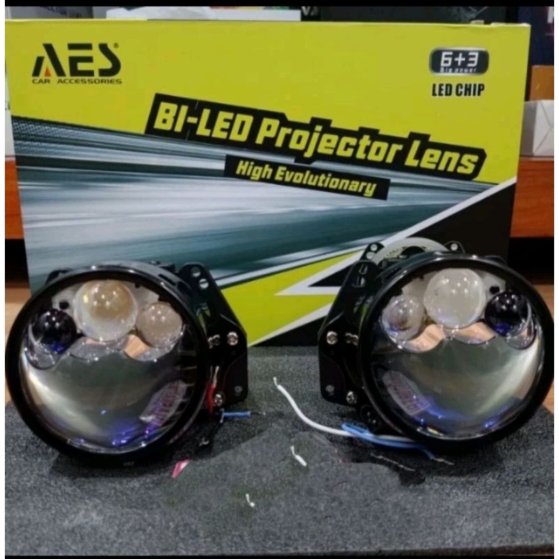 Jual AES UX 3 BILED PROJECTOR 3 INCH TRIPLE LASER UX-3,80WAT | Shopee ...