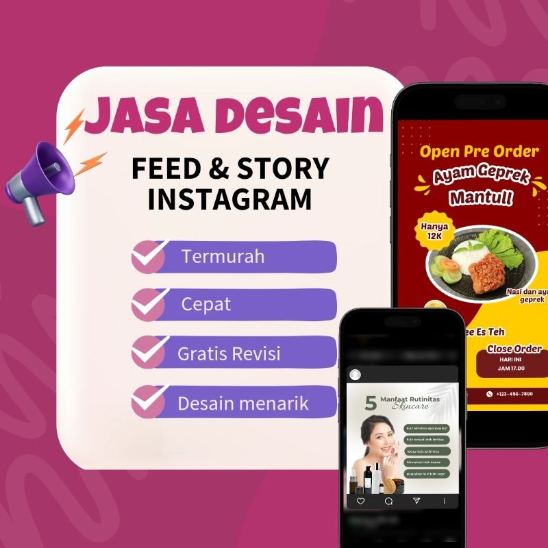 Jual DESAIN FEED IG DAN STORY (MURAH, NO ONGKIR DAN CEPAT) | Shopee ...