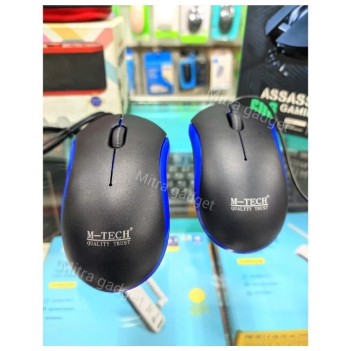 Jual Mouse USB Kabel MTech - Wired Cable Optical Mouse Ergonomic ...