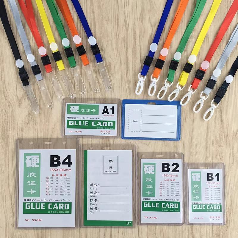 Jual ID Card Plastik +tali / id card tebal B1 B2 B3 B4 B5 A1 A2 A3 ...