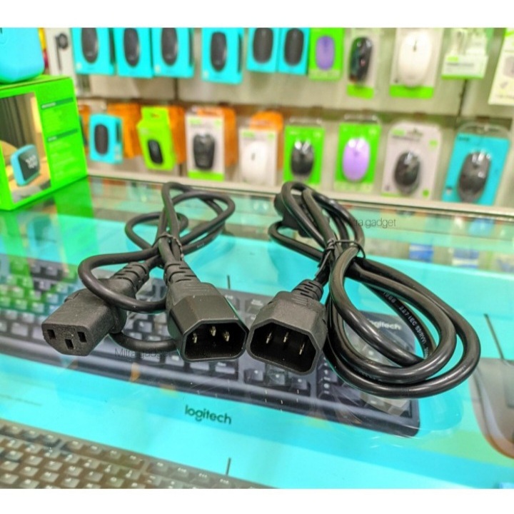 Jual Kabel Power CPU to Monitor / UPS 1.5m | Shopee Indonesia