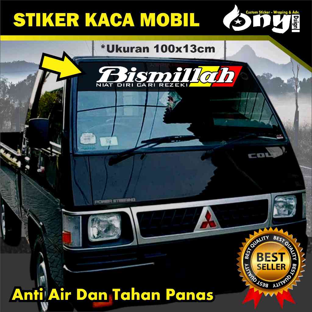 Jual Cutting Stiker / Sticker Custom / Stiker Truk Kaca Depan Mobil ...
