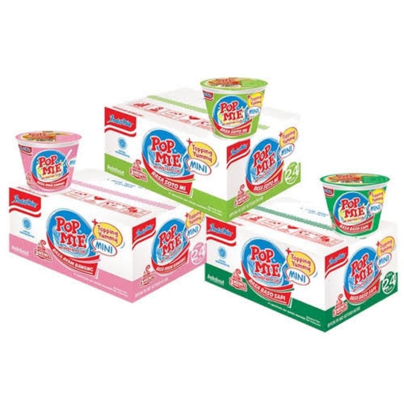 Jual Pop Mie Mini -1 Dus Isi 24 Pcs | Shopee Indonesia