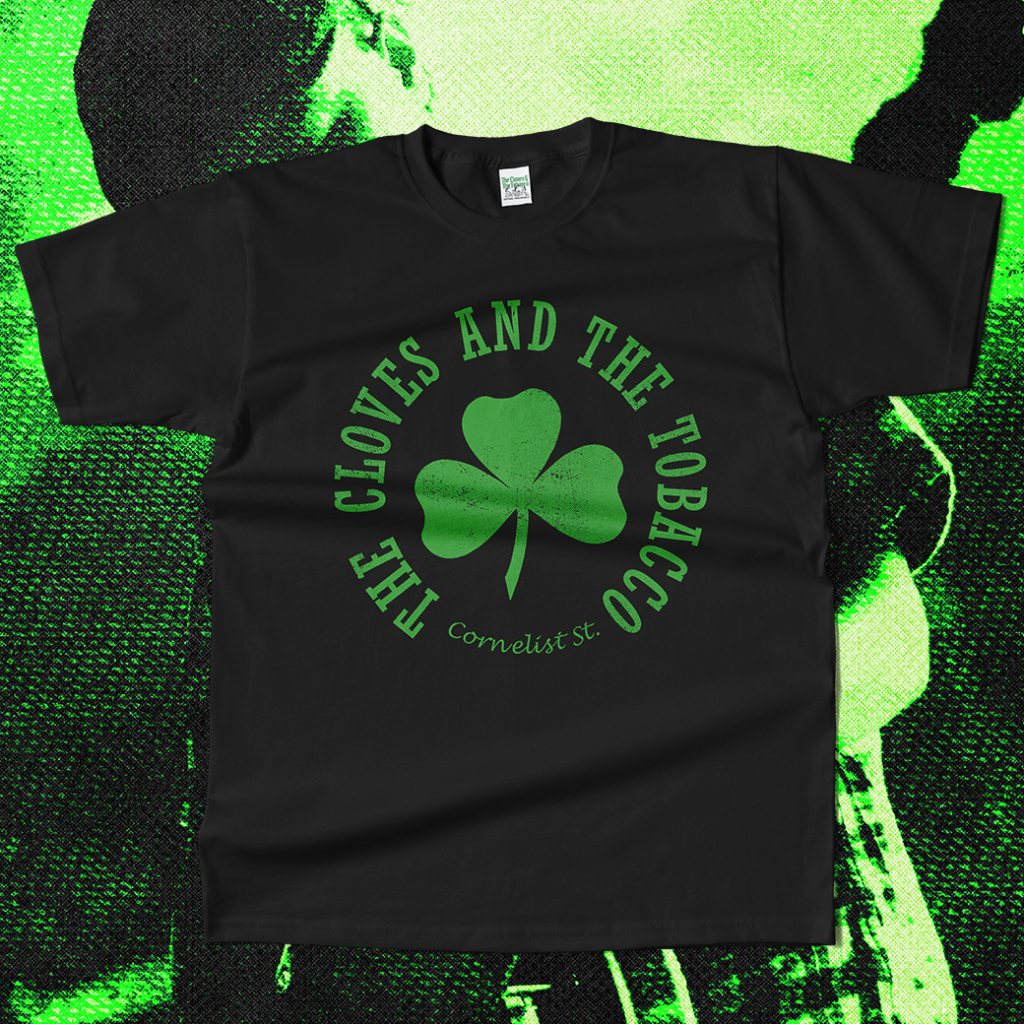 Jual The Cloves And The Tobacco 'Classic Shamrock' T-Shirt Kaos Band in ...
