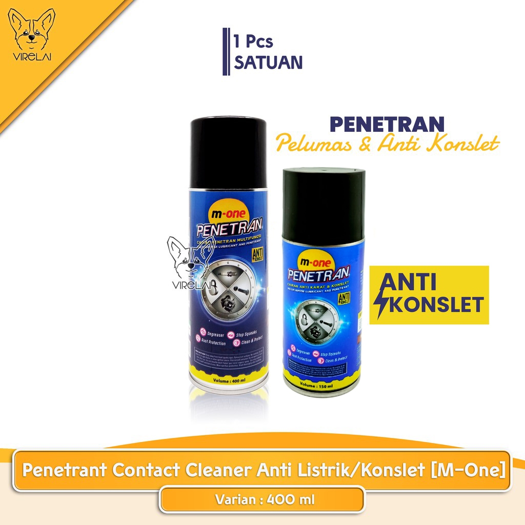 Jual [150 / 400 ml] Penetran Contact Cleaner Anti Karat / Anti Konslet ...