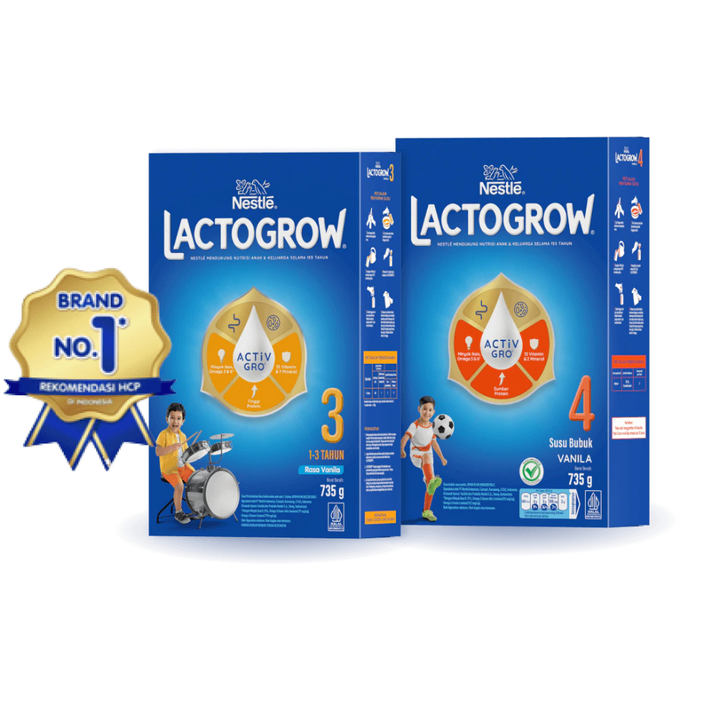 Jual Lactogrow 3 Susu Pertumbuhan Anak 1-3 Tahun Rasa Plain(Original ...