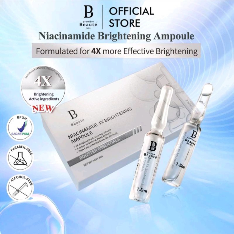 Jual [ORIGINAL + BPOM] PREMIERE BEAUTE BOOSTER Essential Niacinamide 4x ...