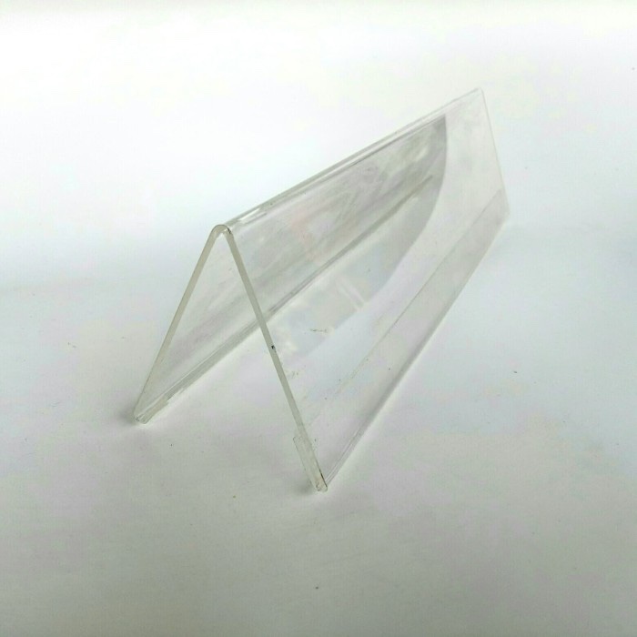 Jual AKRILIK NAMA MEJA 7X25 / AKRILIK SEGITIGA / AKRILIK JABATAN ...