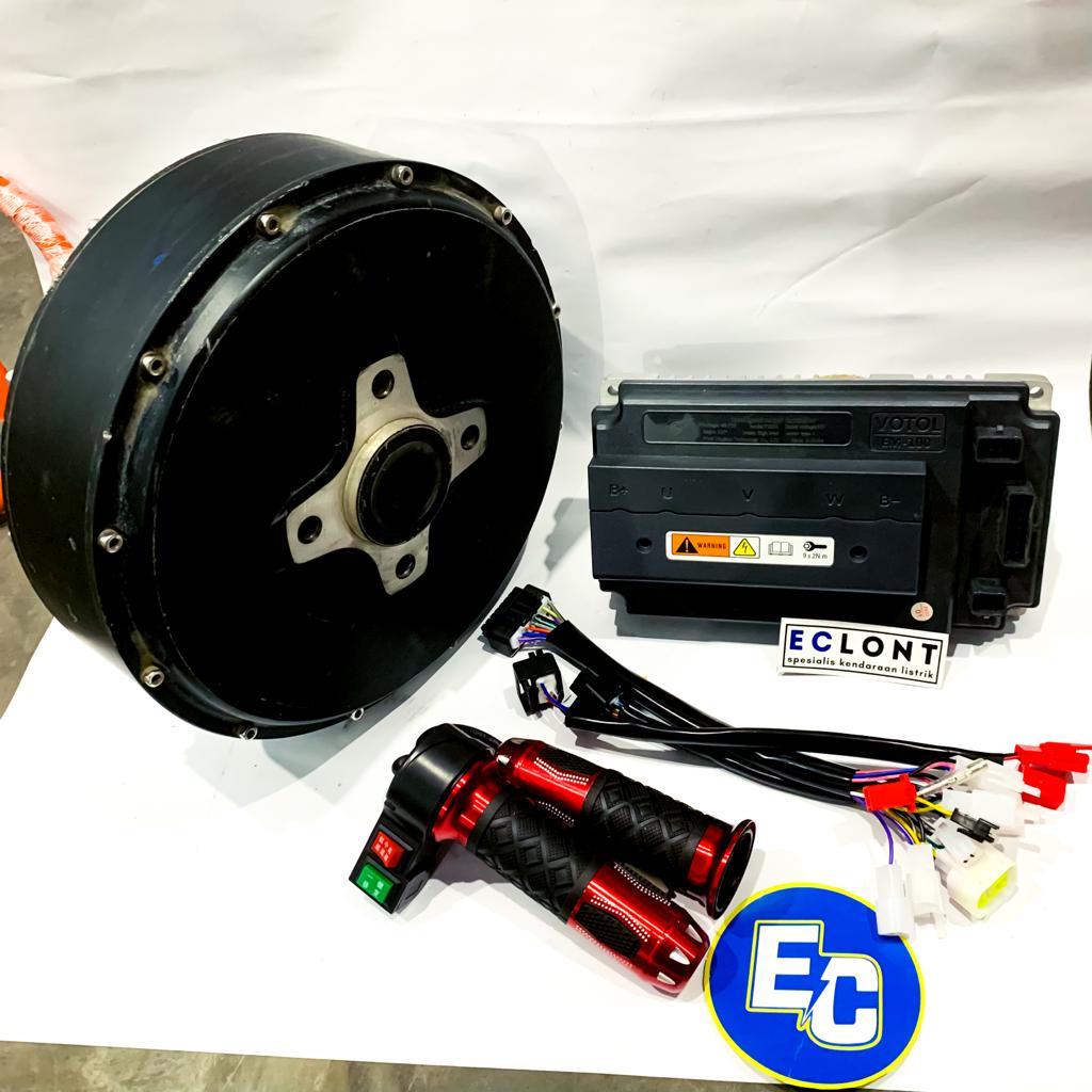 Jual Kit set motor listrik BLDC hub 4kw, Controller Votol EM100 ...
