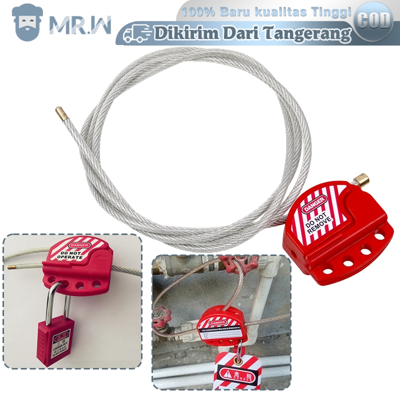 Jual Safety Lock Out Tag Out 1.8m Lockout Cable Universal Lockout ...